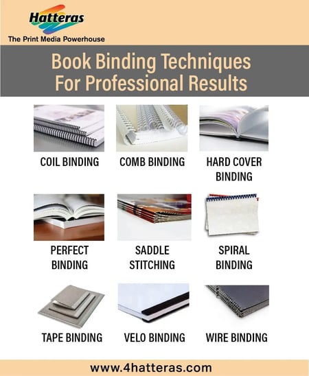 Different Book Binding Techniques To Get Professional Results